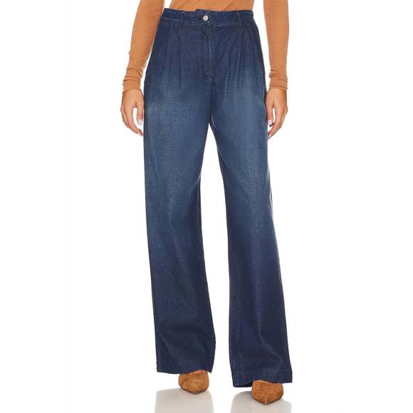 EB Denim | Pants & Jumpsuits | New Eb Denim Swan Pleated Wide Leg Denim ...